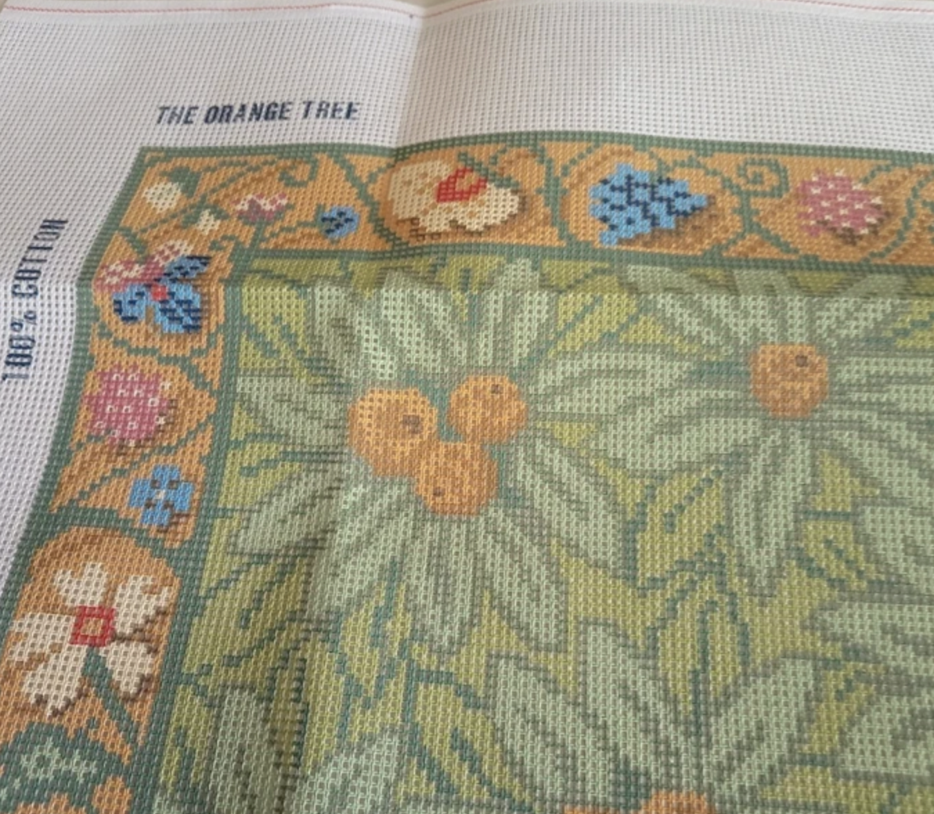 Rare Vintage Ehrman 1993 Tapestry Kit- Orange Tree designed by Candice ...